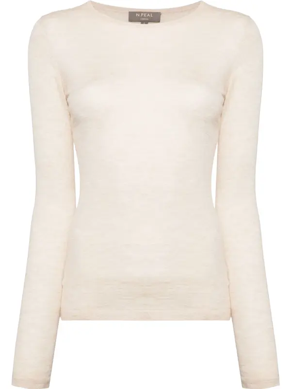 N.peal Eden Cashmere Top - Neutrals