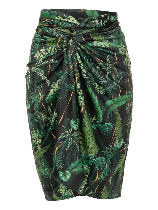 LYGIA & NANNY Orixa Wrap Skirt - Green