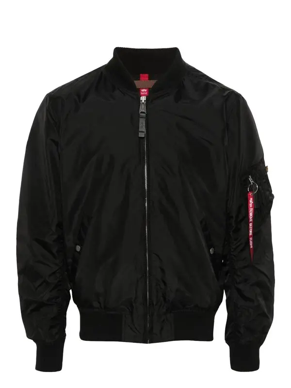 Alpha Industries Zip-sleeve Bomber Jacket - Black