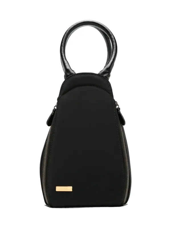 STUDIO CHOFAKIAN Circular-handle Bag - Black