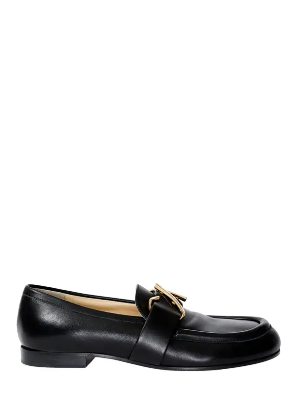 Proenza Schouler Monogram Plaque Loafers - Black