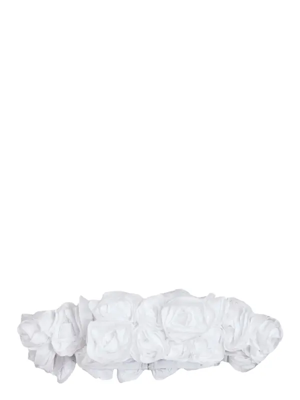 Giambattista Valli Rose-embellished Top - White