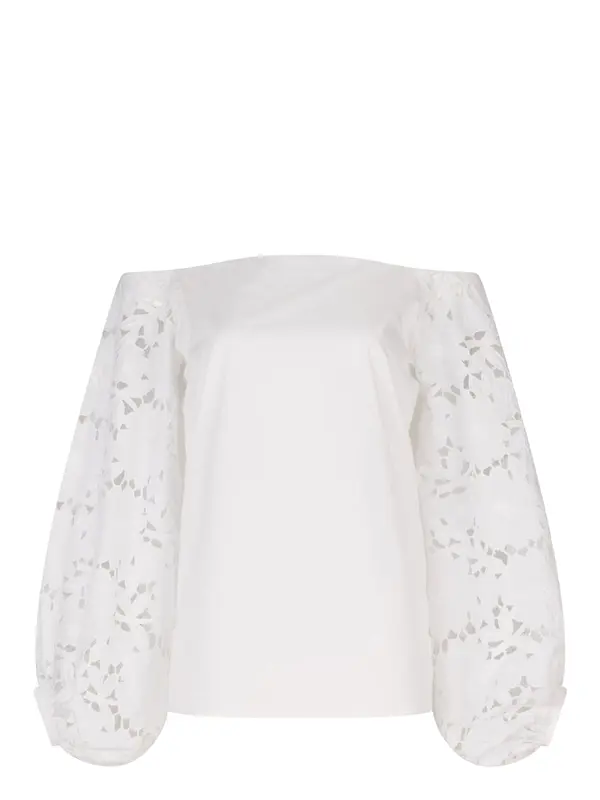 Silvia Tcherassi Stephanie Off-shoulder Blouse - White