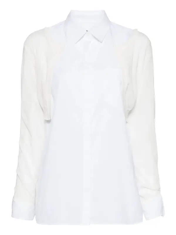 JUUN.J Layered Long-sleeve Shirt - White