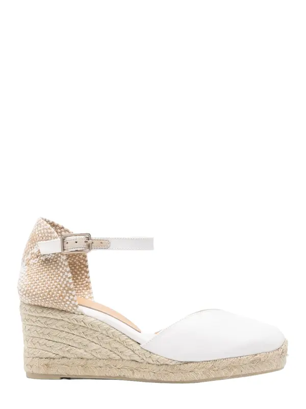 CastaÑer Chiarita 70mm Wedge Espadrilles - White