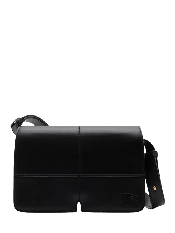 Burberry Snip Leather Crossbody Bag - Black
