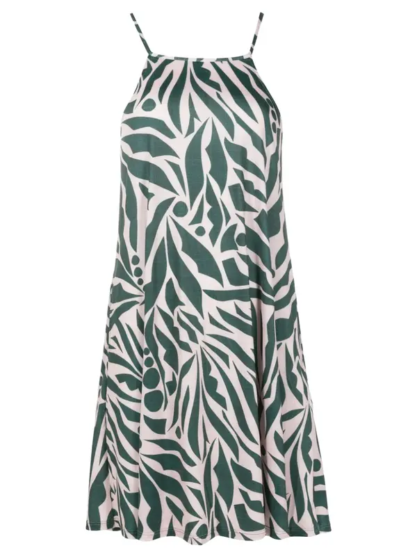 LYGIA & NANNY Isis Graphic-print Minidress - Green