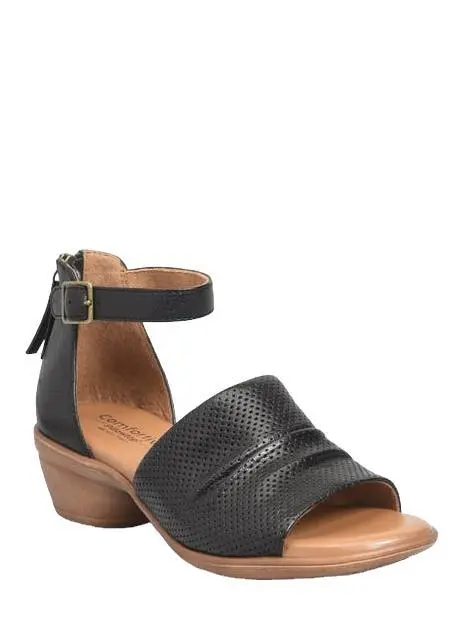 COMFORTIVA Newnan Ankle Strap Sandal - Black