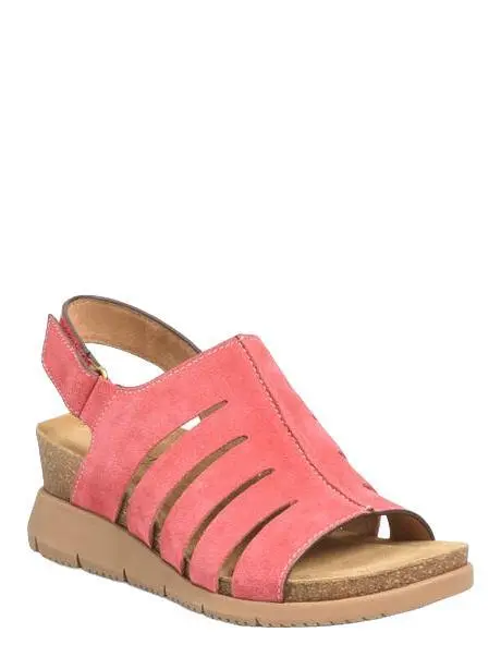 COMFORTIVA Scottie Slingback Wedge Sandal - Rose