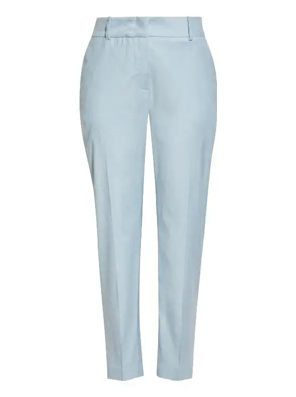 Eleventy Slim Fit Wool Blend Pants - Baby Blue
