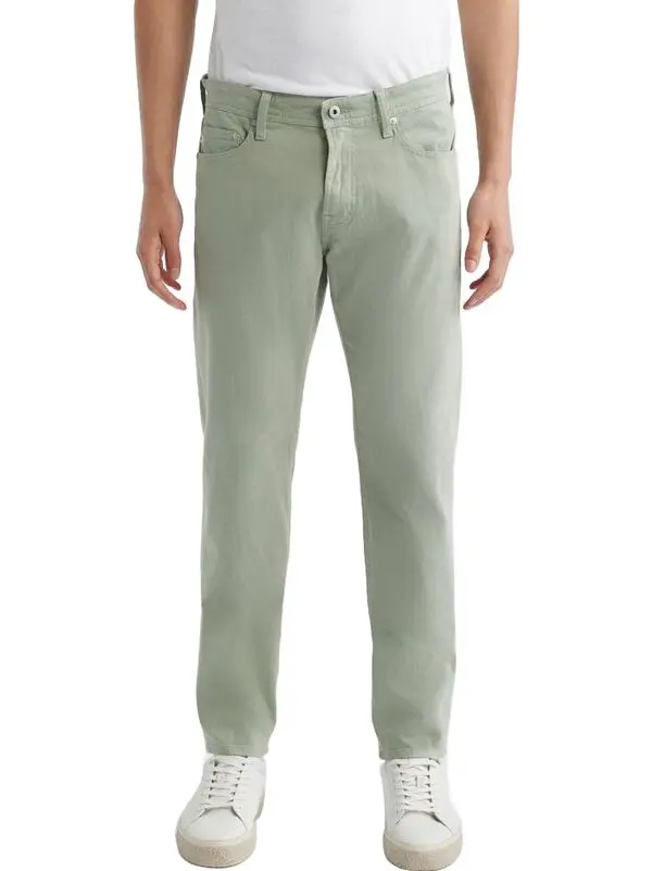 Ag Tellis Stretch Sateen Modern Slim Pants - Faded Moss