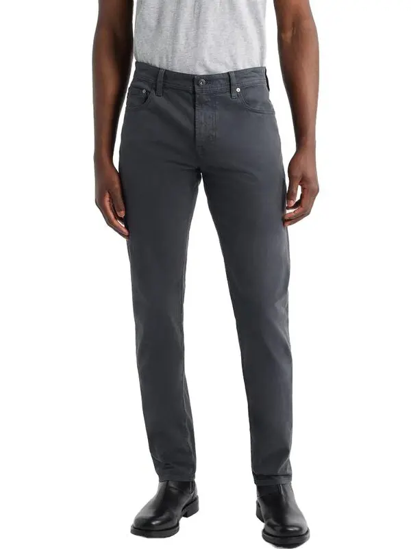 Ag Tellis Stretch Sateen Modern Slim Pants - Grey Steel