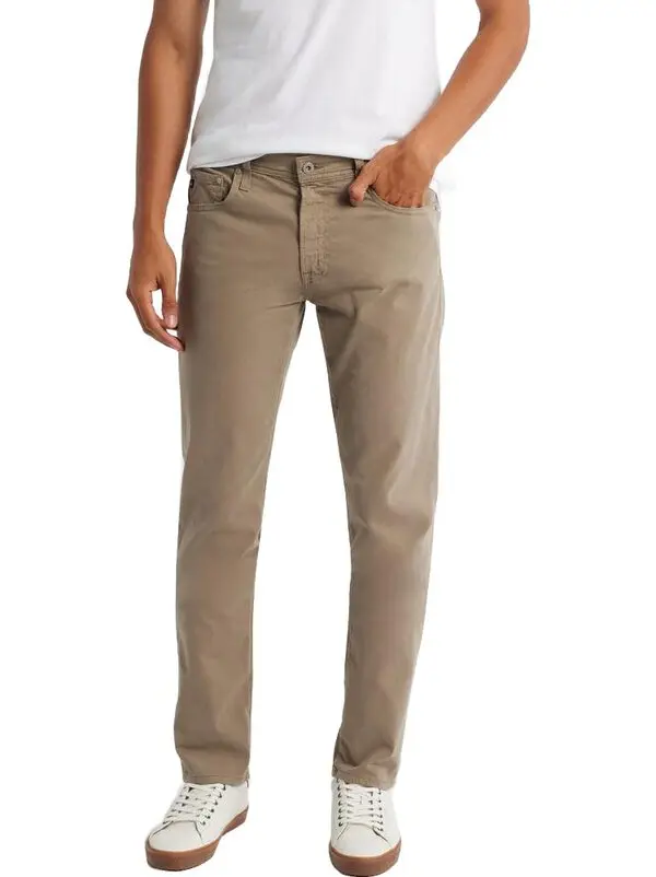 Ag Tellis Stretch Sateen Modern Slim Pants - Industrial Taupe