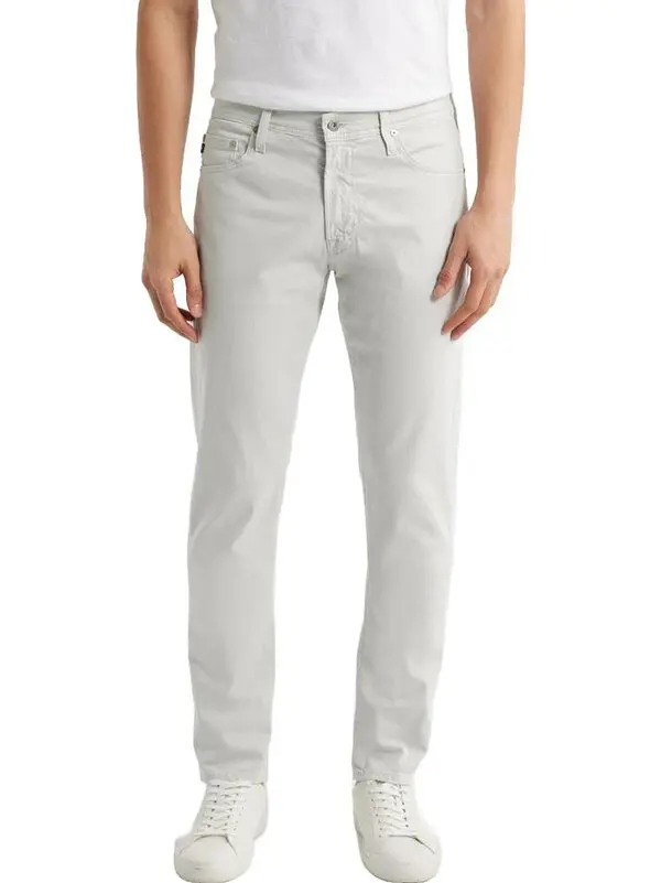 Ag Tellis Stretch Sateen Modern Slim Pants - Silver Fog