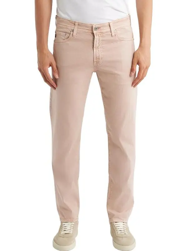 Ag Tellis Stretch Sateen Modern Slim Pants - Sulfur Dune Rose