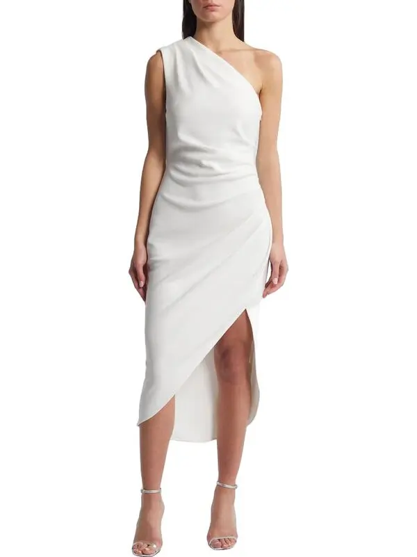 ELLIATT Xara One-shoulder Cocktail Dress - White