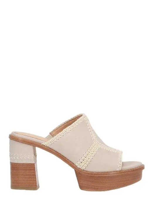 THE FRYE COMPANY Pipa Crochet Platform Sandal - Natural