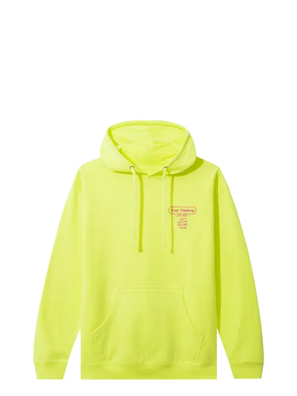 ANTI SOCIAL SOCIAL CLUB Over Thinking 21 Hoodie - Green