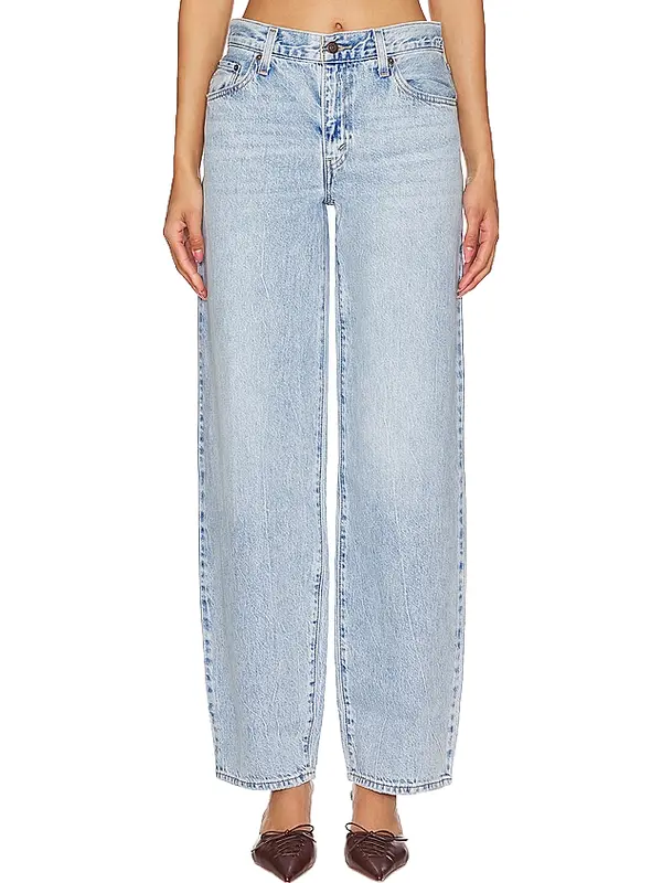 LEVI'S Baggy Dad Straight Jeans - Fan Flare