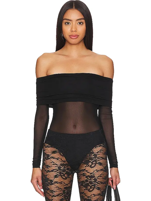 Superdown Koa Bodysuit - Black