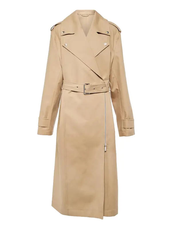 TOTEME Cotton Trench Coat - Beige