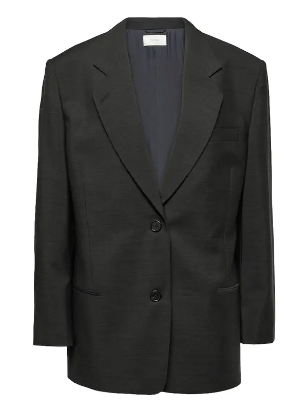 THE ROW Virgin Wool Blazer - Grey