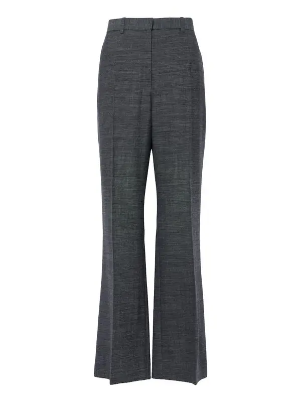 THE ROW Gandal Virgin Wool Twill Pants - Grey