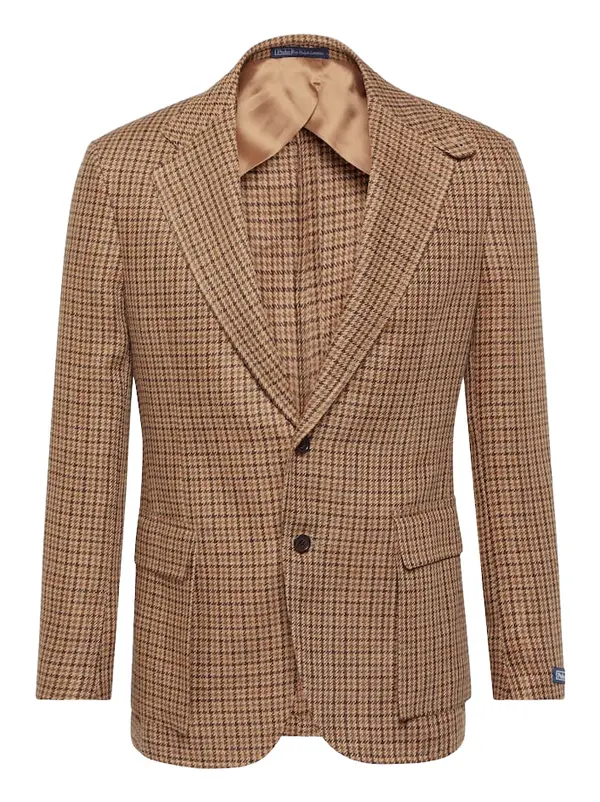 Ralph Lauren Linen And Silk Blazer - Brown