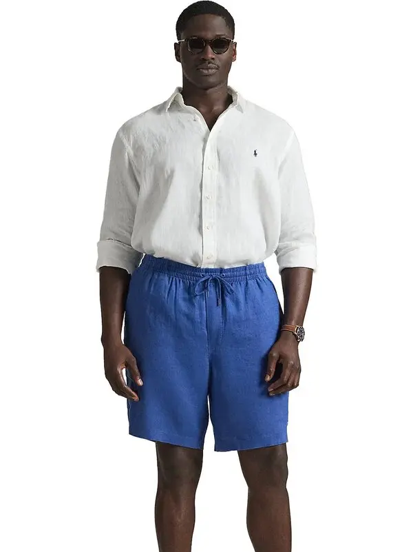 Ralph Lauren Polo Prepster Linen Short - Dusty Azure