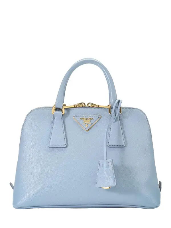 Prada Saffiano Promenade Top Handle Bag - Blue