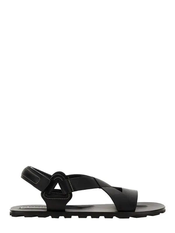 JIL SANDER Low Sandal - Black