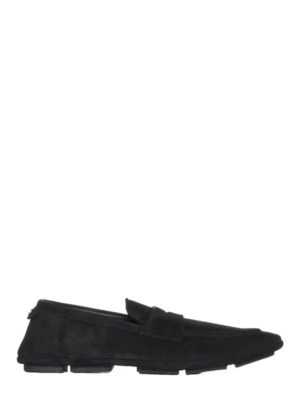Dolce & Gabbana Suede Loafers - Black