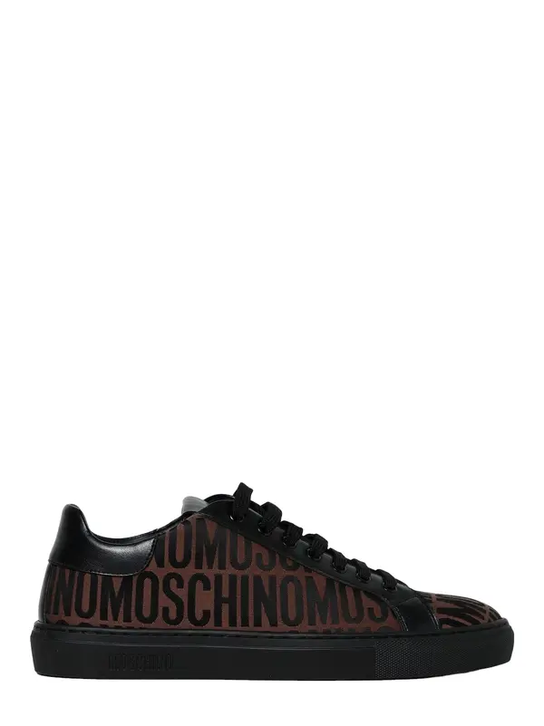 Moschino Lace-up Sneakers - Brown