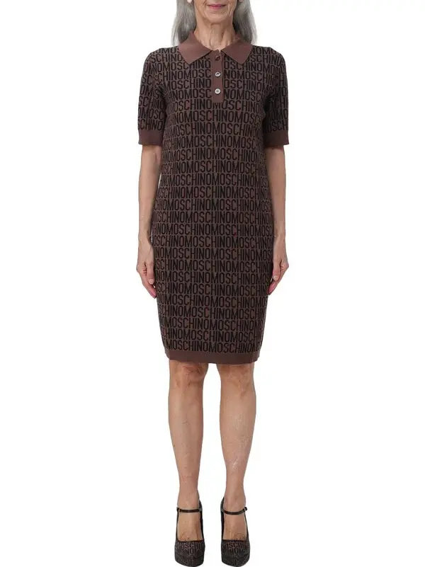 Moschino Knit Dress - Brown
