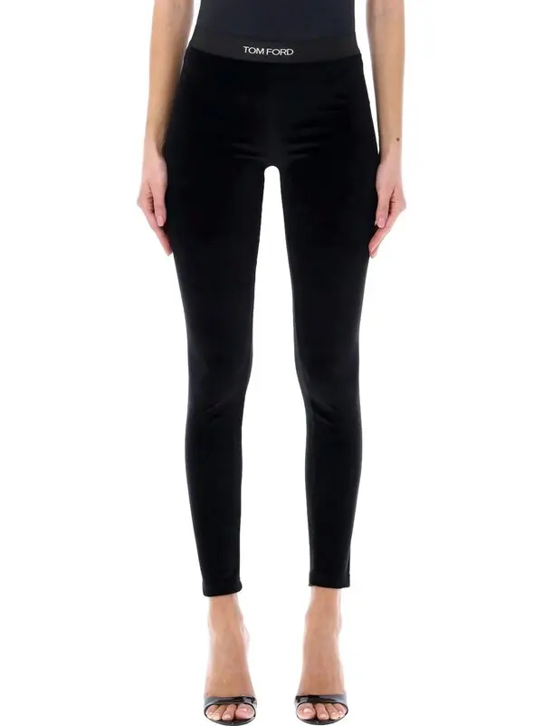 TOM FORD Slim Leg Pants - Black