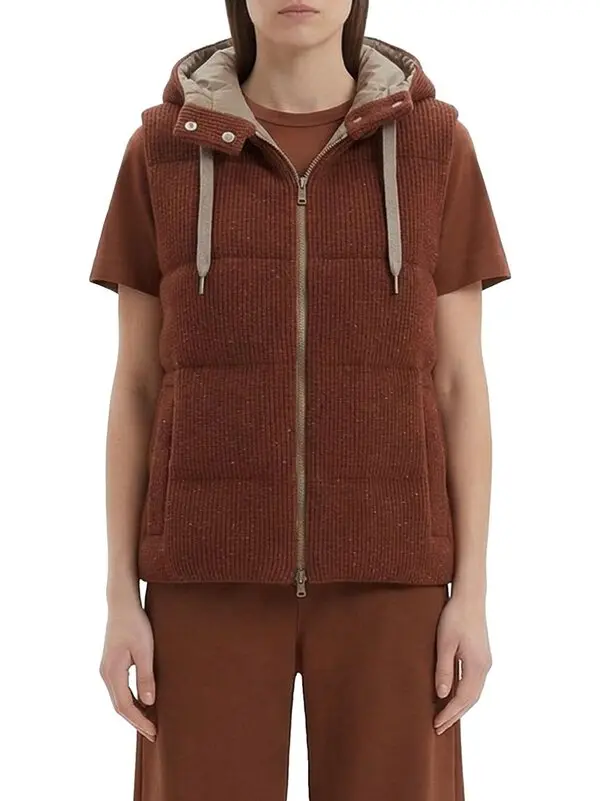 Brunello Cucinelli Waistcoat - Burgundy