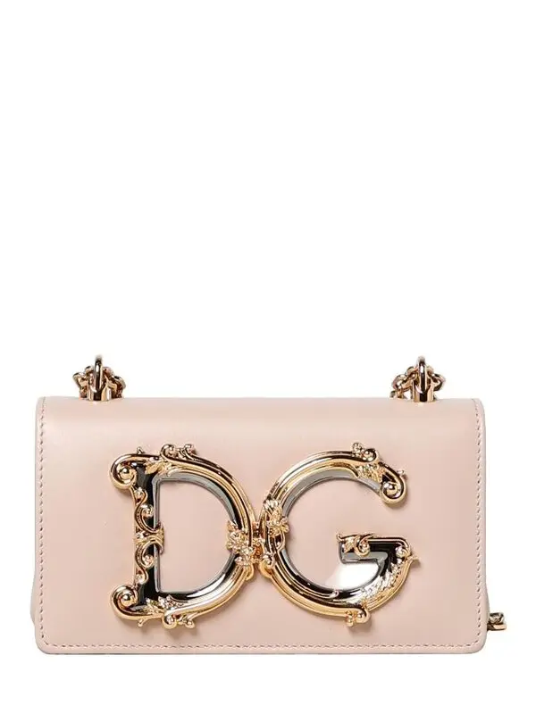 Dolce & Gabbana Mini Bag With Dg Logo - Pink