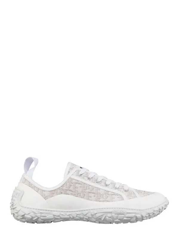 Dior Low Top Jacquard Sneakers - White