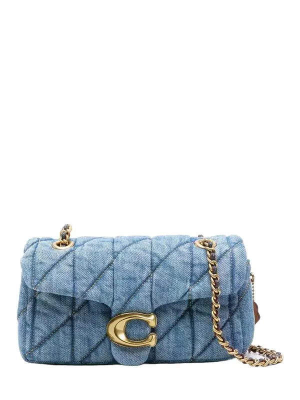 COACH Tabby 26 Denim Shoulder Bag - Blue