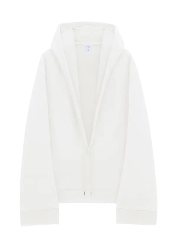 COURREGES Hyperbole Cotton Hoodie - White