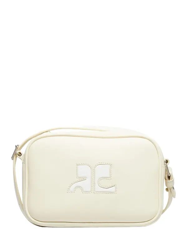 COURREGES Reedition Leather Camera Bag - Yellow