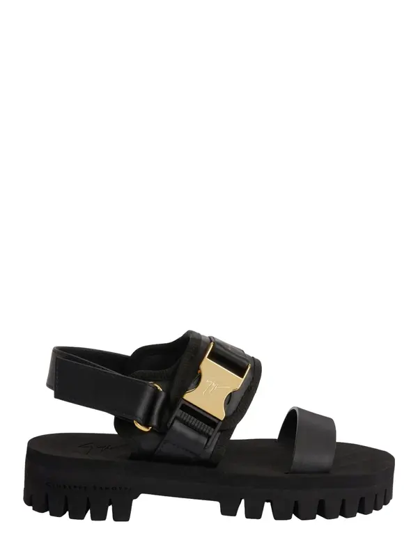 GIUSEPPE ZANOTTI Shyan Buckled Sandals - Black