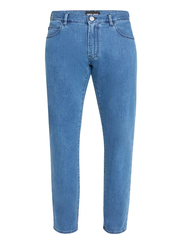 Giorgio Armani Straight-leg Jeans - Blue