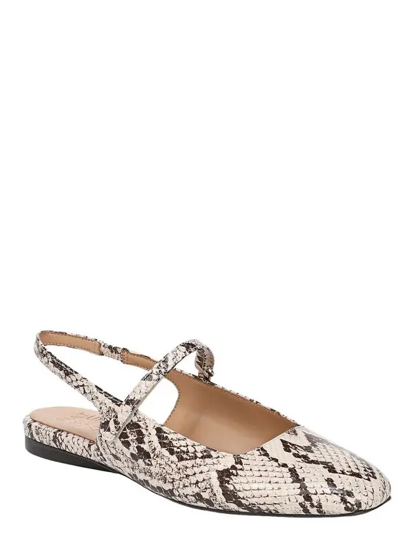 Naturalizer Connie Slingback Mary Jane Flat - Beige Multi