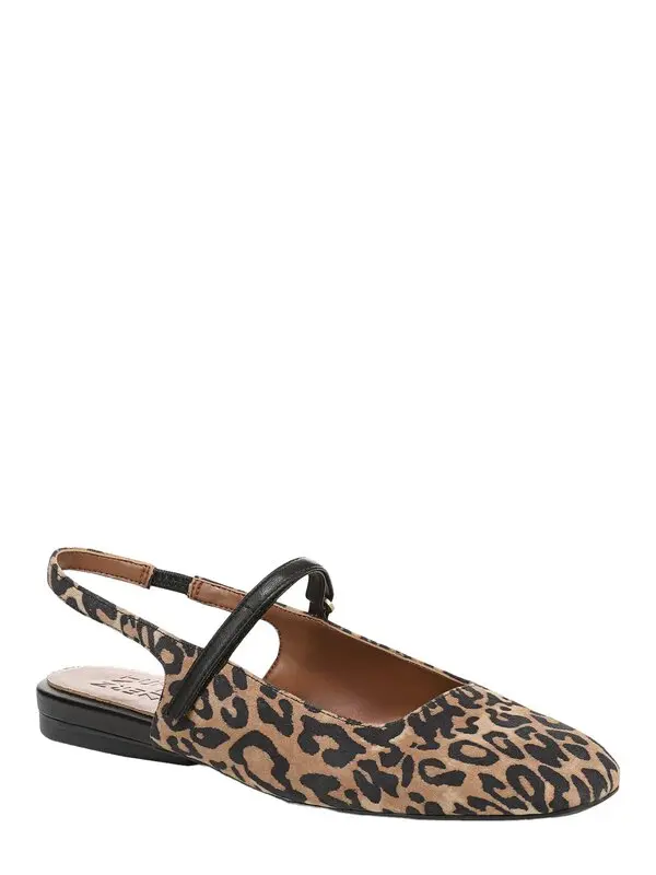 Naturalizer Connie Slingback Mary Jane Flat - Leopard Print