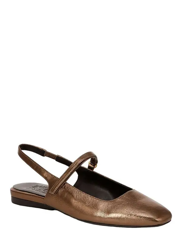Naturalizer Connie Slingback Mary Jane Flat - Old Gold Leather