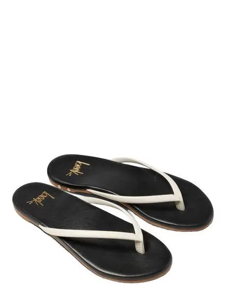 Beek Sunbeam Flip Flop - Vanilla/black