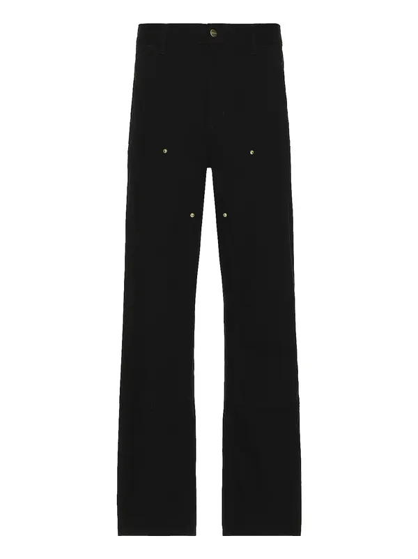 Carhartt Work In Progress Double Knee Pant - Black Rinsed
