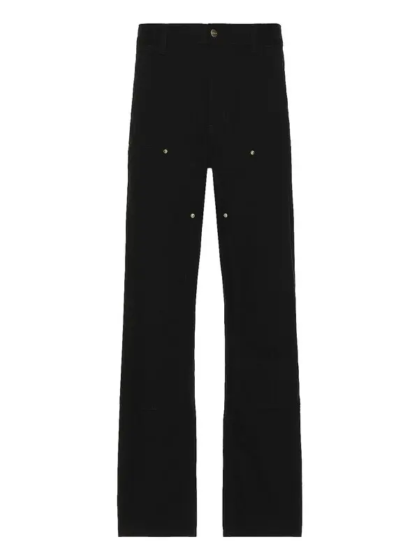 Carhartt Work In Progress Double Knee Pant - Black Rinsed