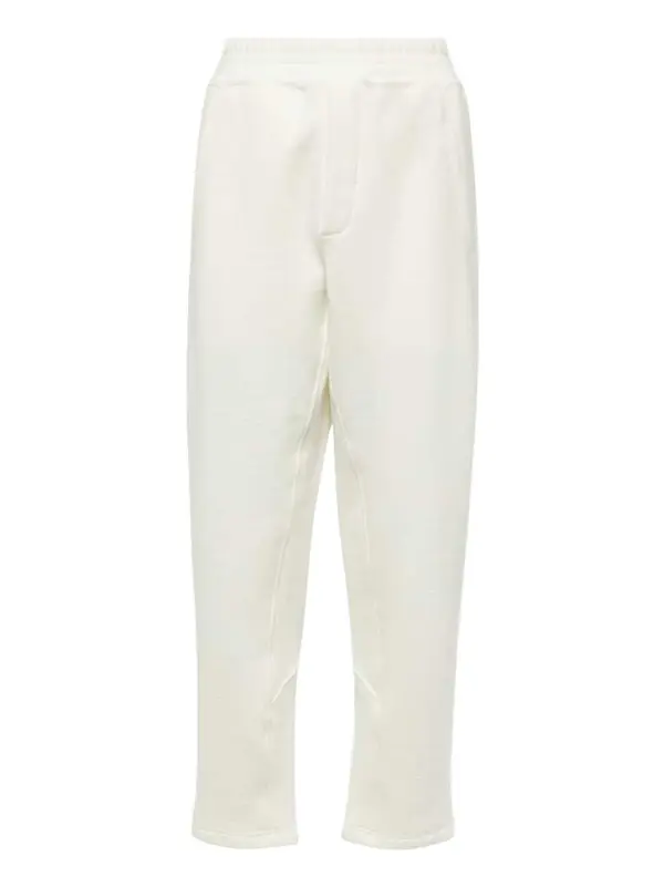 THE ROW Koa Cotton Jersey Sweatpants - White